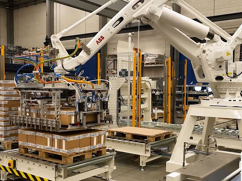 Flexibles Palettiersystem von Gampack steigert die Produktivität in der Getränkeindustrie